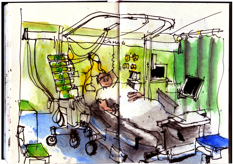 Intensive care unit | Urban Sketchers