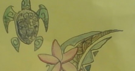 Naomi @ Pt England School : Cook islands patterns