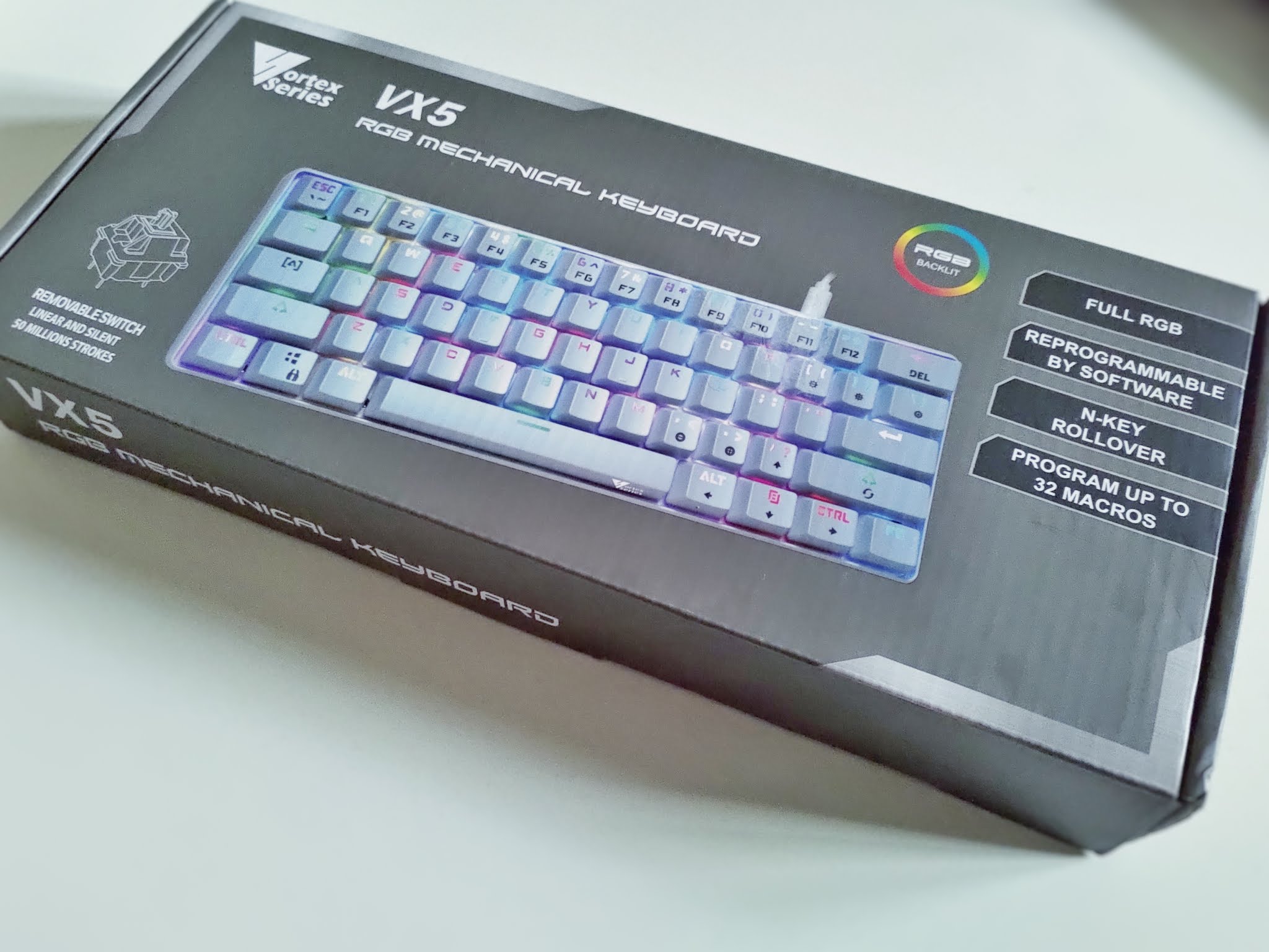 Unboxing Review Vortex Series VX5 Mechanical Keyboard - TeknoReview