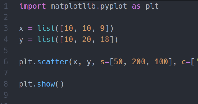 Python matplotlib.pyplot.show():별빛 연구소(Starlight Lab)