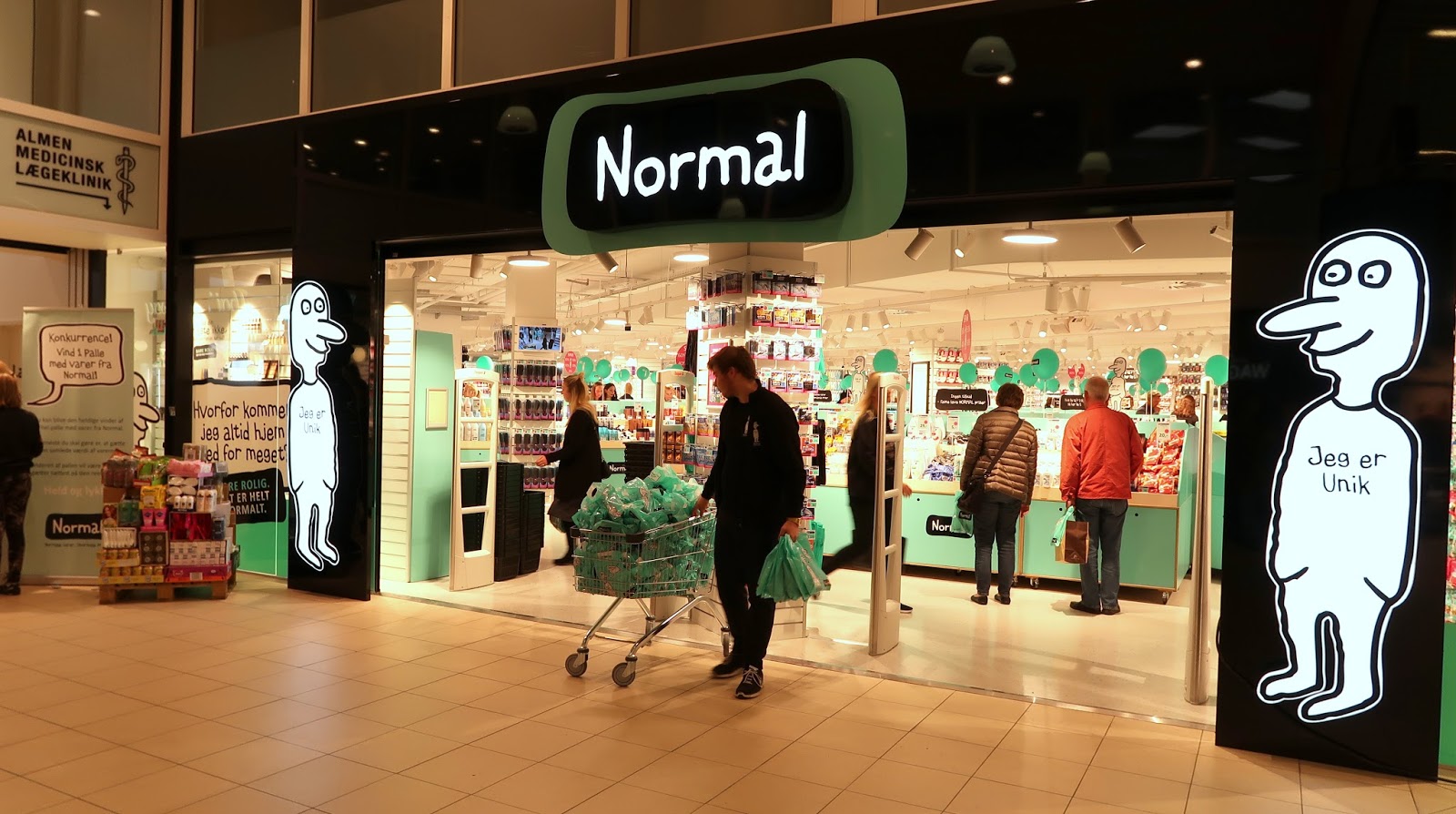 Normal Burtik i Rosengårdscentret.