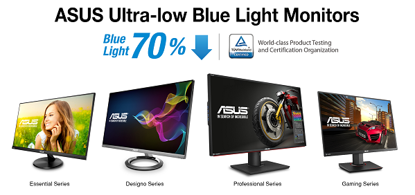 ASUS Ultra-Low Blue Light Monitors Receive Most Number of TÜV Rheinland ...