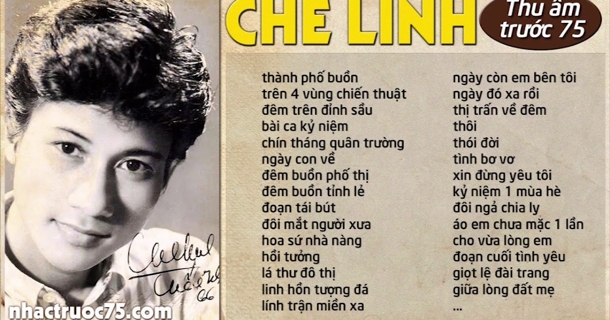 kimluc - Kim Lực: Nhạc Chế Linh thu âm trước 1975 - Những ca khúc chọn lọc