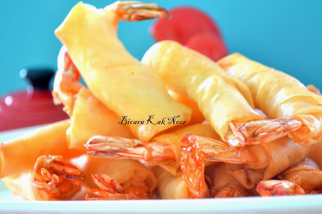 Popia Udang Yang WAH!!!!!!!!!!!! Sedappp.... - Dapur Kak Noor
