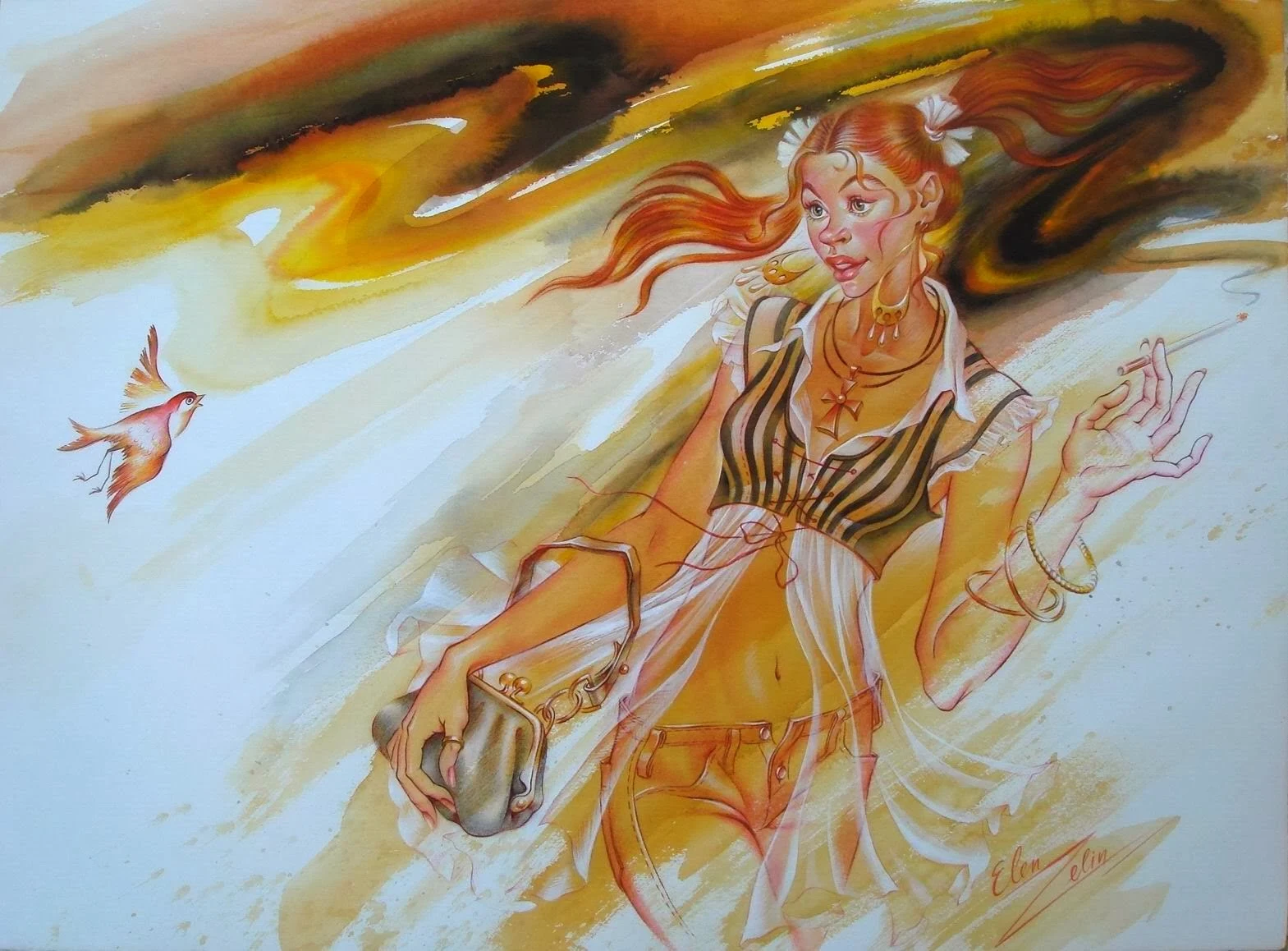 Elen Zelin /Элен Зелин | Abstract Figurative painter | Tutt'Art ...