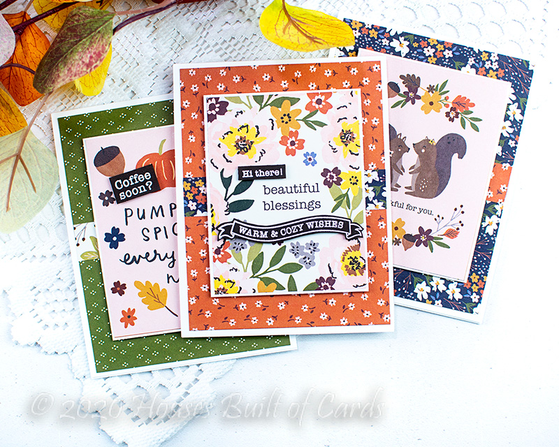 Houses Built of Cards: Cozy Fall Card Set - Simon Says Stamp October ...