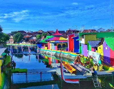 Kampung Warna Warni (Sungai kalilo) Banyuwangi , Satu Lagi Spot Kece ...