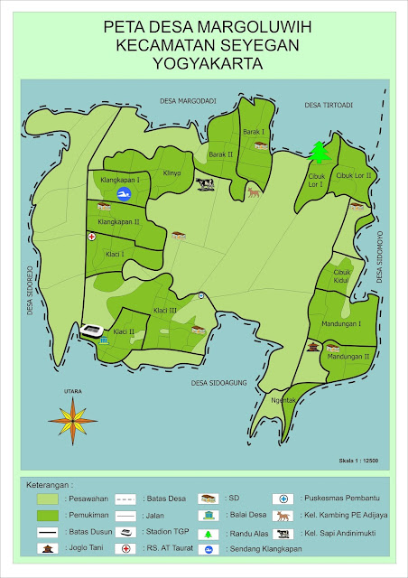 Peta Desa ~ Desa Margoluwih