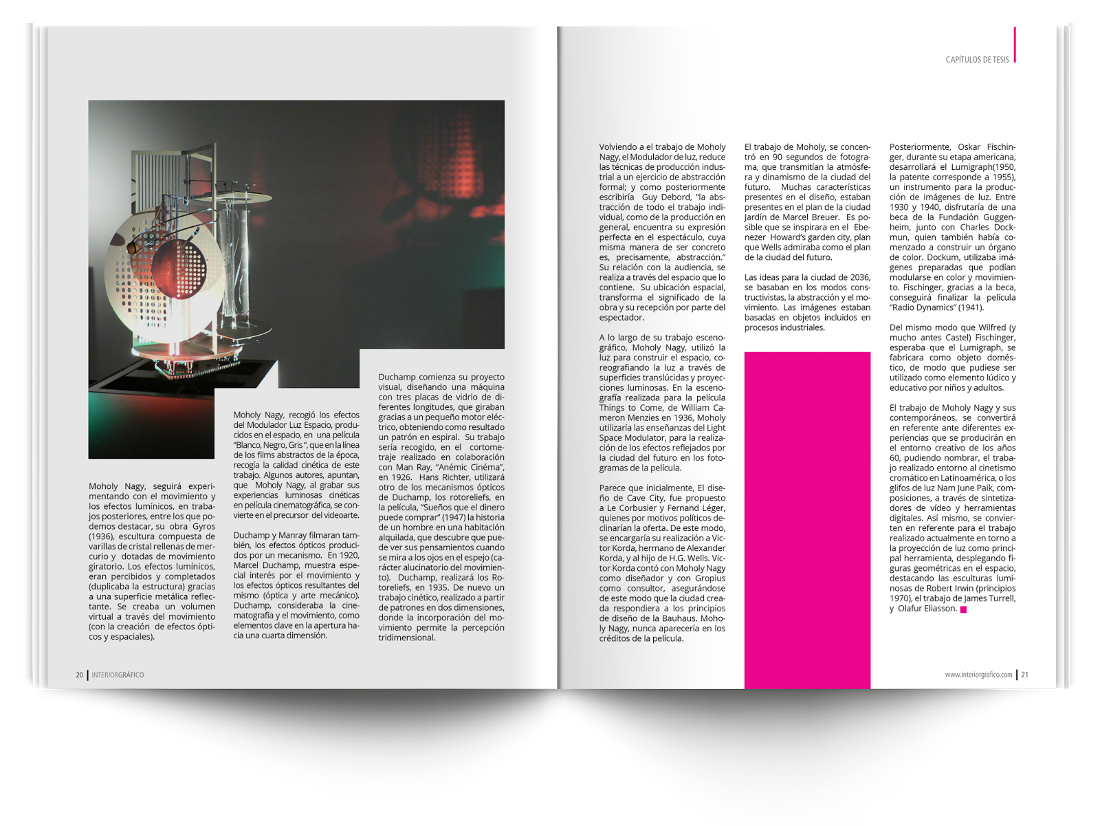 Diseño Editorial | Revista Interior Gráfico | Andrea García | Diseño ...