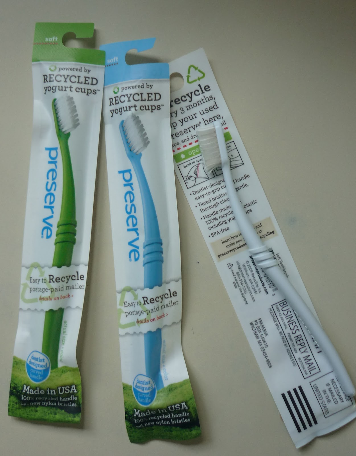 September Tea: Recycled and recyclable toothbrushes!
