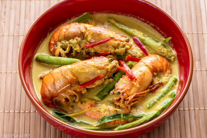 Resepi Udang Galah Masak Lemak Cili Api - Resepi Mudah Resepi Udang Galah Masak Lemak Cili Api - Resepi Mudah
