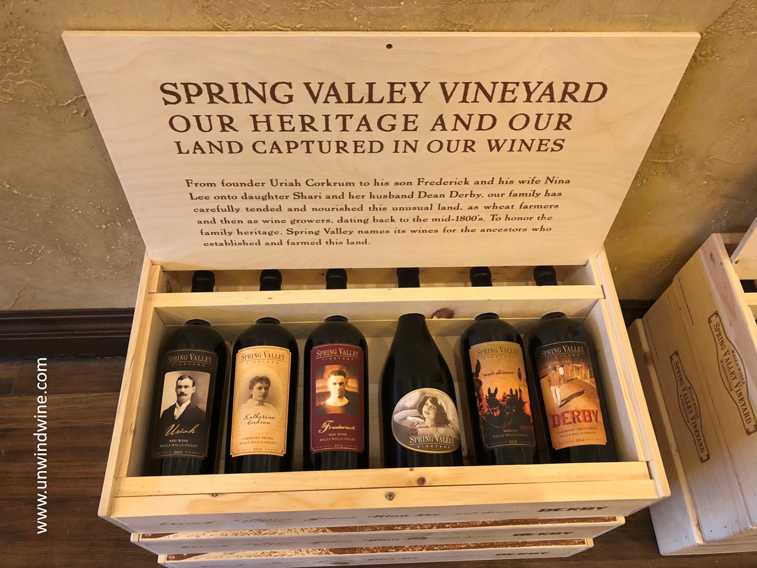 UnwindWine: Spring Valley Vineyards Tasting and Vineyard Visit