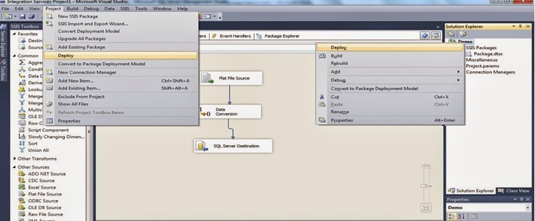 Msbi Ssis Package Deployment Model