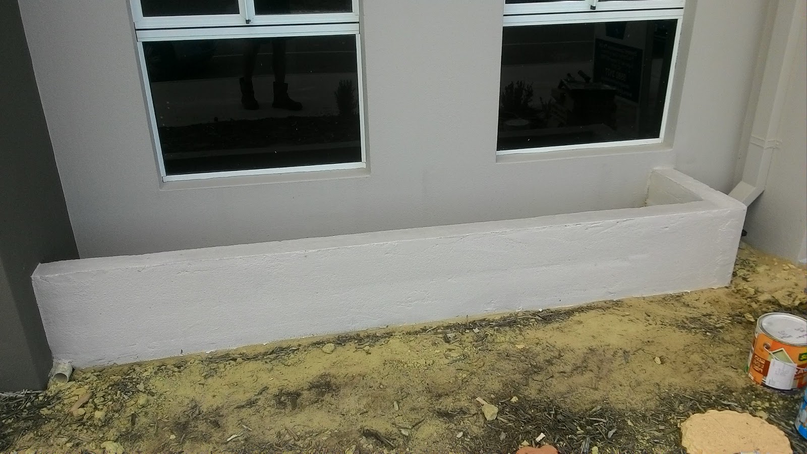 Painting the Planter Box | A Singaporean In Australia