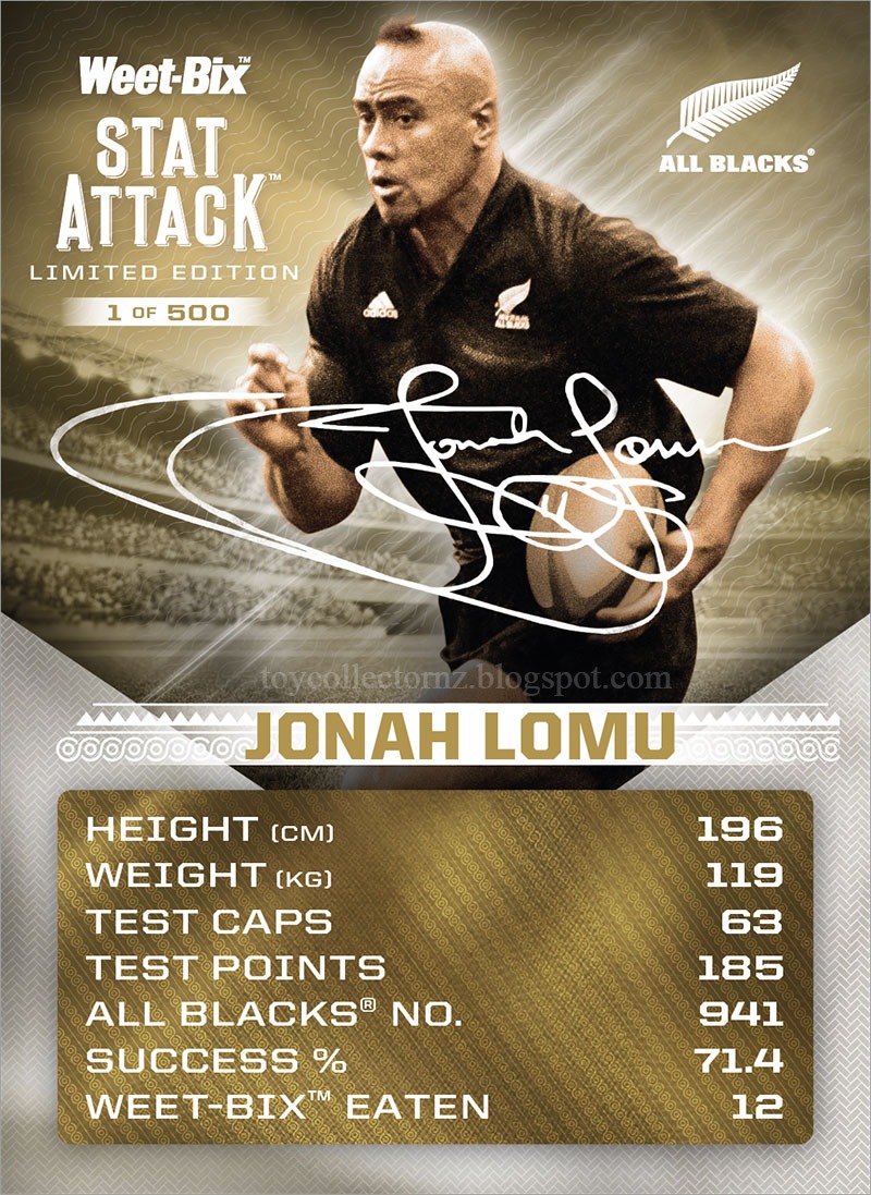 Toy Collector New Zealand: Sanitarium Weetbix All Blacks Stat Attack ...