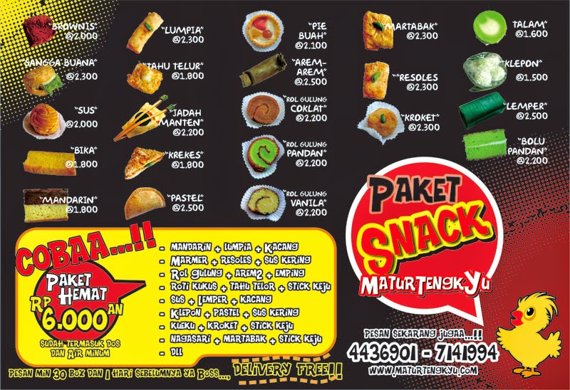 DELIVERY snack jogja, hub Pusatnya 0274 4436901 | WA: 0878 3967 6698
