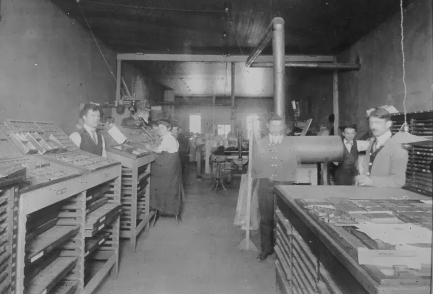 MENASHA: Typesetting at Banta's