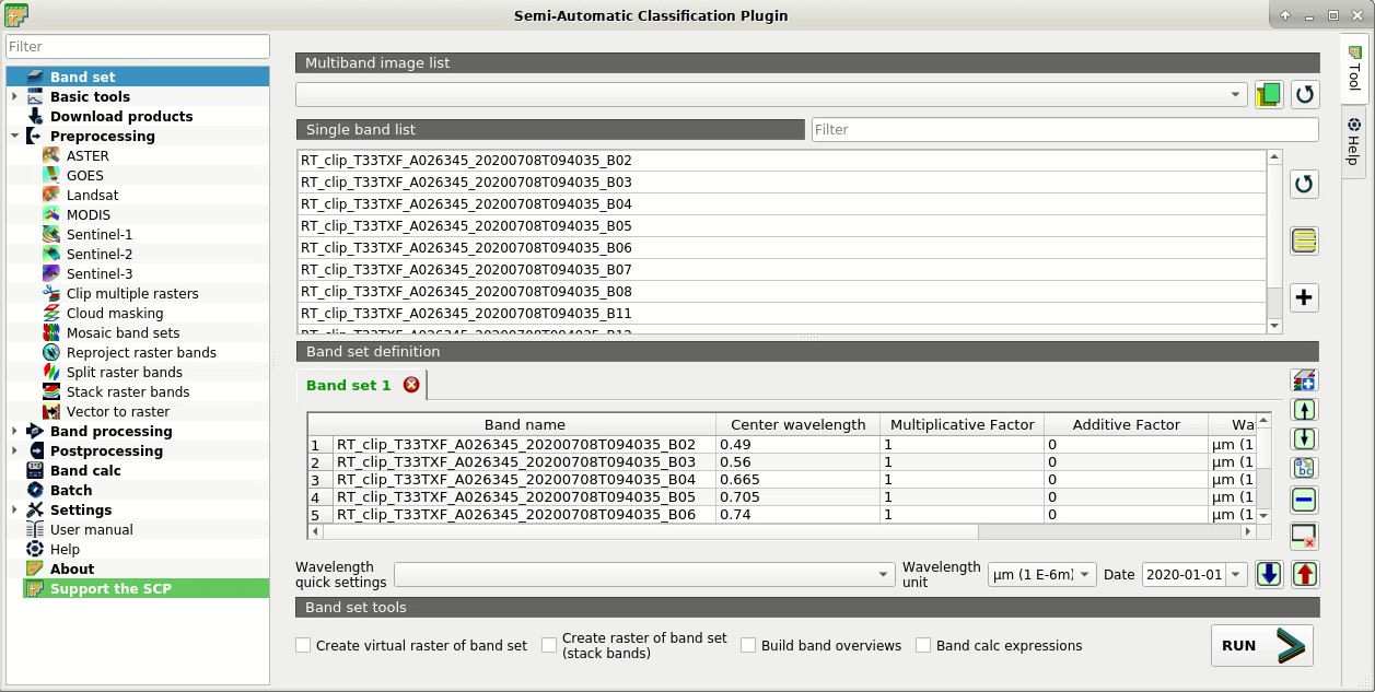 From GIS to Remote Sensing: Unsupervised Classification using the Semi-Automatic Classification ...