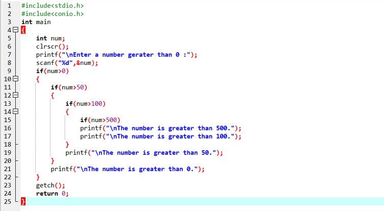 Decesion Making in C/C++(if, if-else, Nested if, if-else, switch)