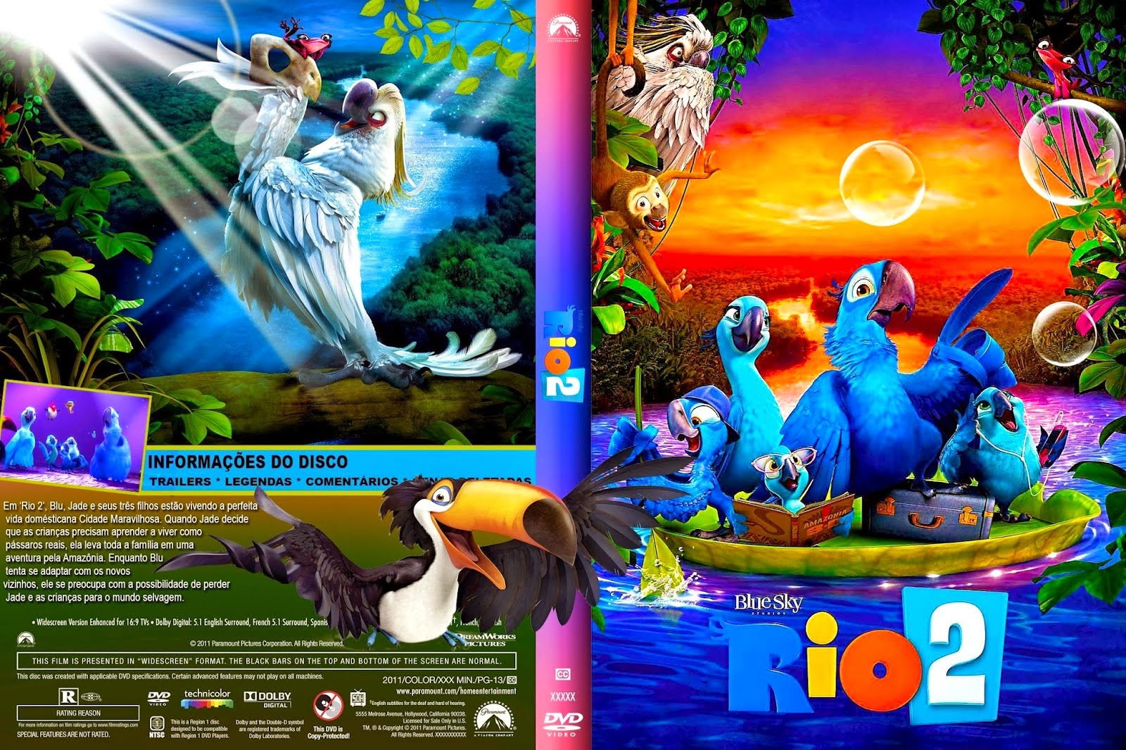 BR Capas De Dvd: Rio 2