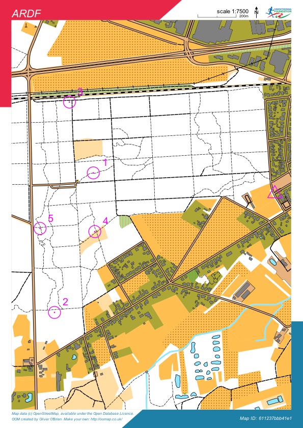 07/08/2021 80m fox-o-ring en 2m ARDF Pelt - RADIO-ORIËNTATIE