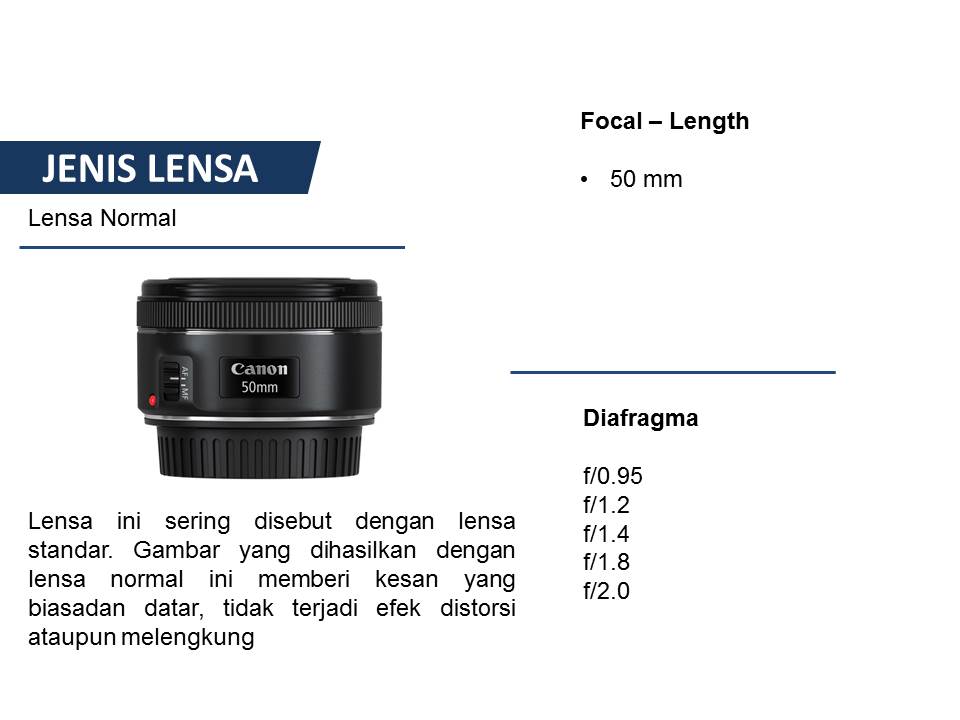 Mengenal jenis lensa