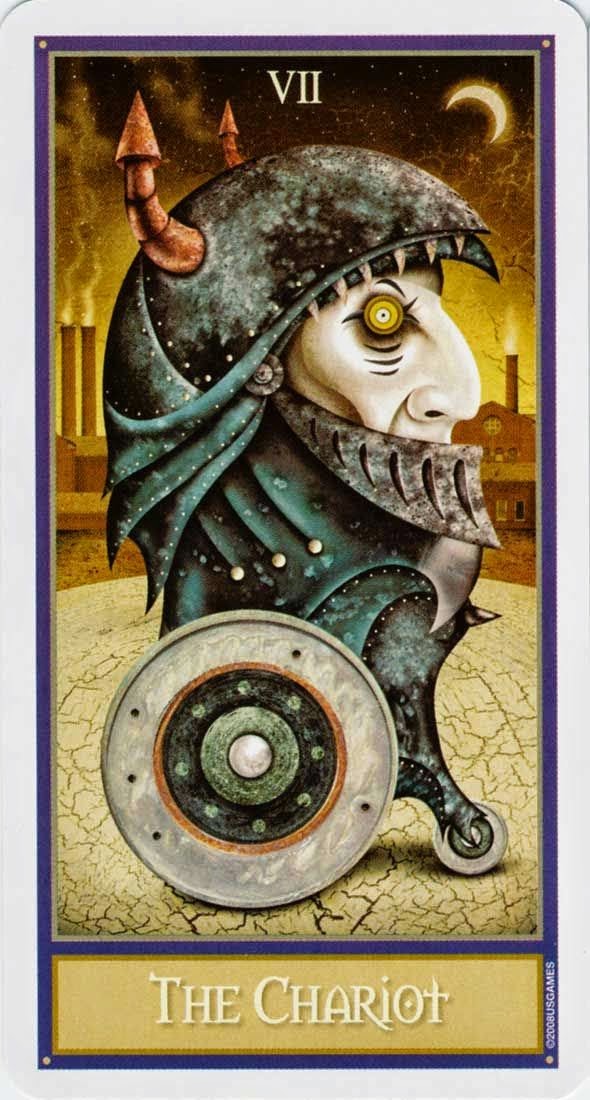 The Chariot trong Deviant Moon Tarot : Chiến Xa Của Quỷ | Tarot Huyền ...