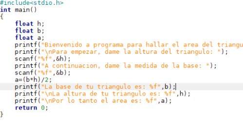 Tecnología Informática Javier 2ºBach A: PROGRAMACIÓN EN .c: Área del ...