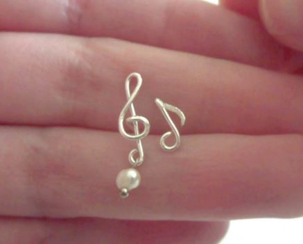 Music Notes and Treble Clef Wire Jewelry Tutorials ~ The Beading Gem's ...