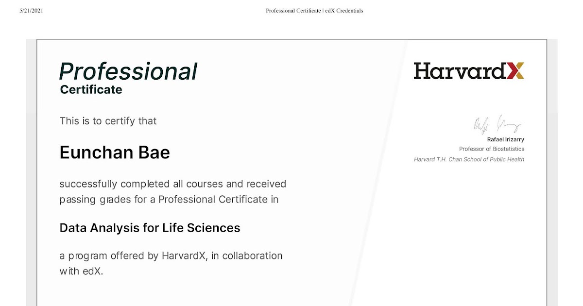 edX 강의 리뷰: HarvardX PH525: Data Analysis for Life Science