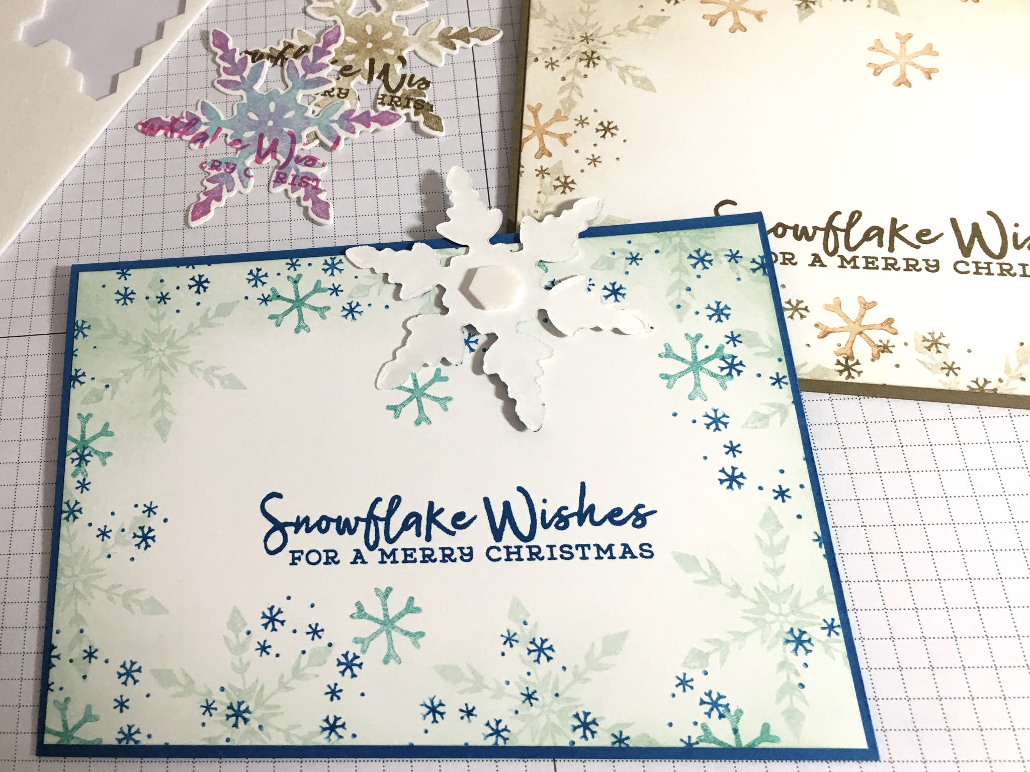 katiedrewcards: Snowflake Wishes