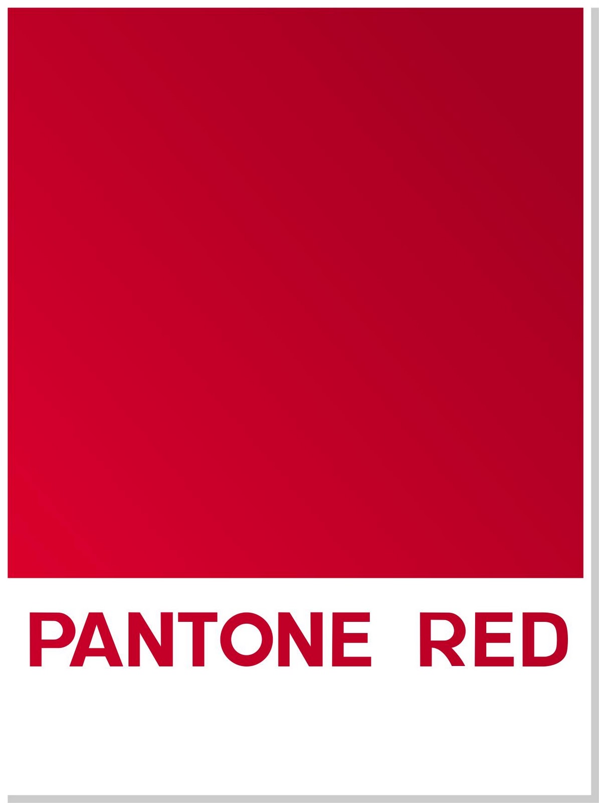 PANTONE RED