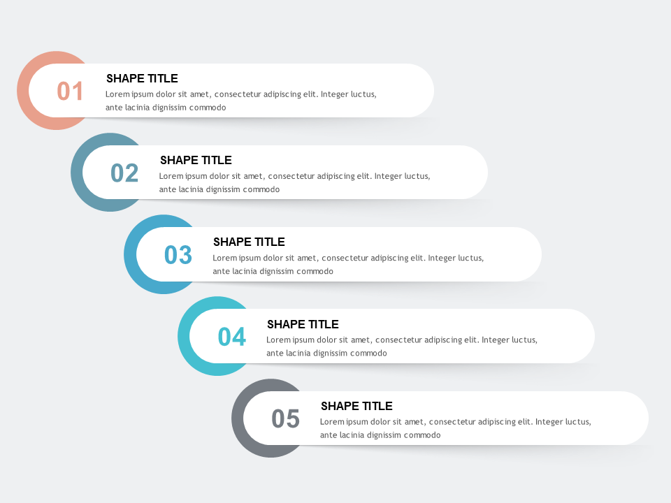 Normal Bar List PowerPoint Templates - PowerPoint Free
