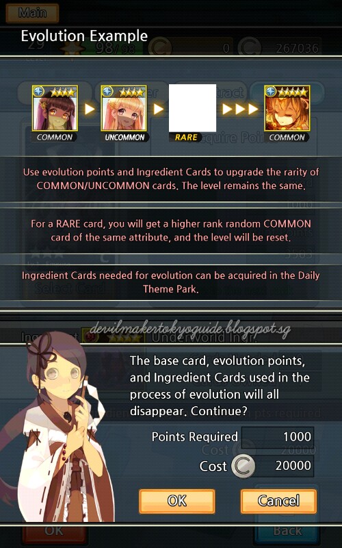 Devil Maker Tokyo Guide: Evolution Guide 1: Basic Evolution