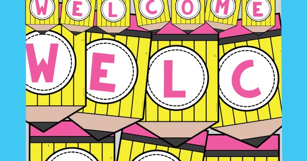 Pencil Welcome Banner | From the Pond