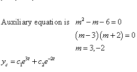 Differential Equations Solved Examples: Non homogeneous Differential ...