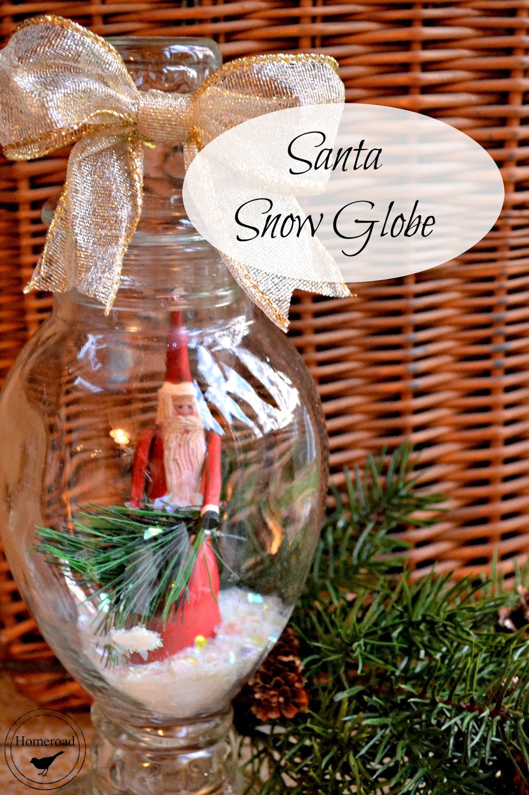 Santa Snow Globe