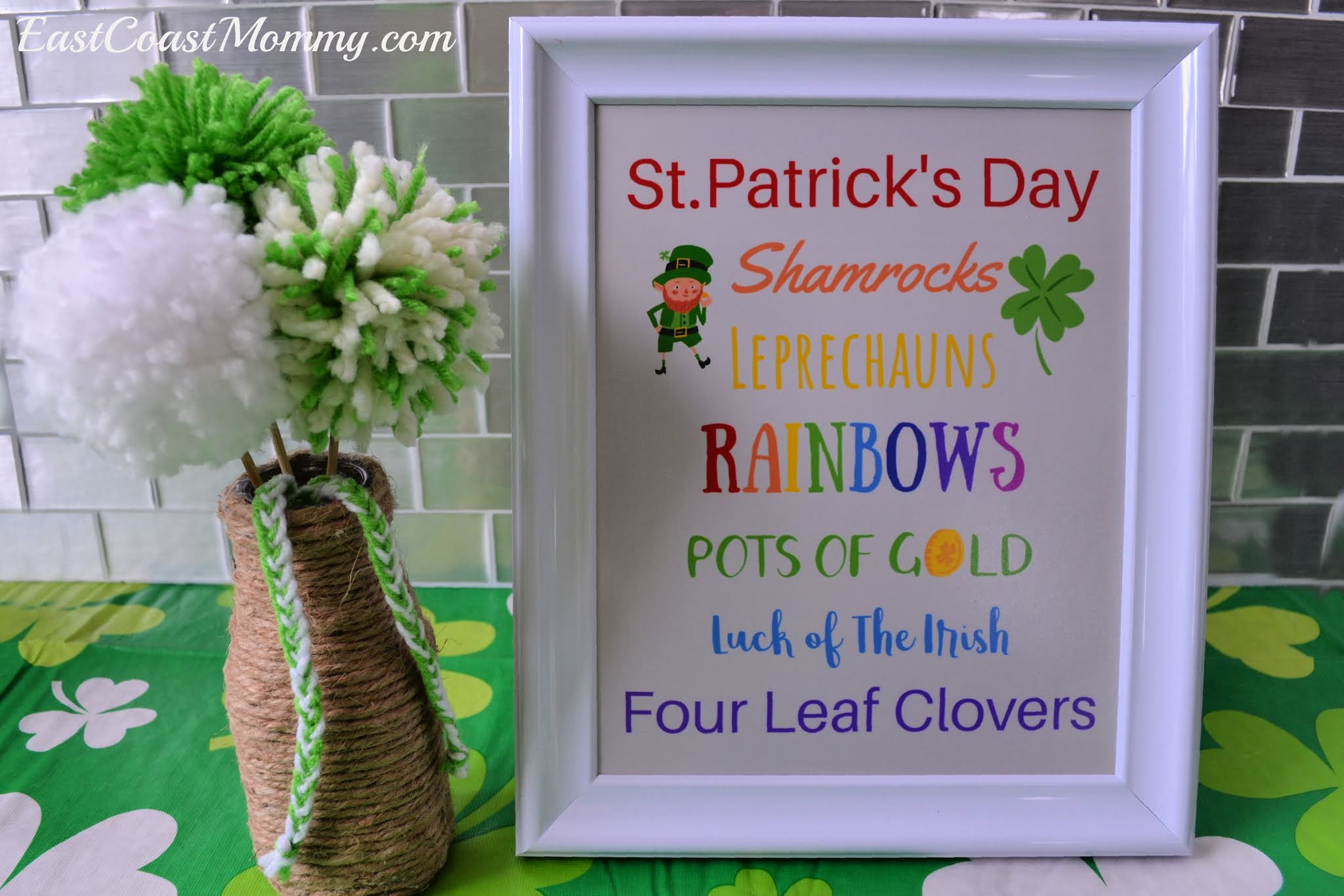 East Coast Mommy: FREE St.Patrick's Day Printable Sign