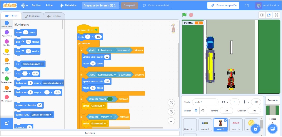 EL RETO DE ENSEÑAR: SCRATCH: MI PRIMER VIDEOJUEGO