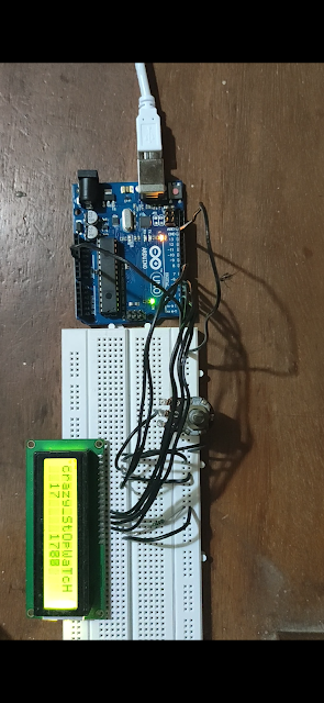 CrAzY STOPWATCH using Arduino