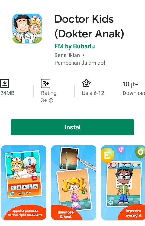Game Dokter Anak (Doctor Kids) - SekolahMuOnline