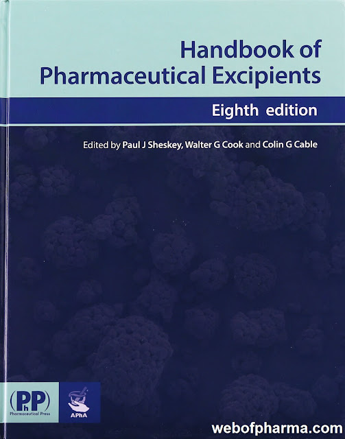 Handbook Of Pharmaceutical Excipients 8th Edition pdf free download