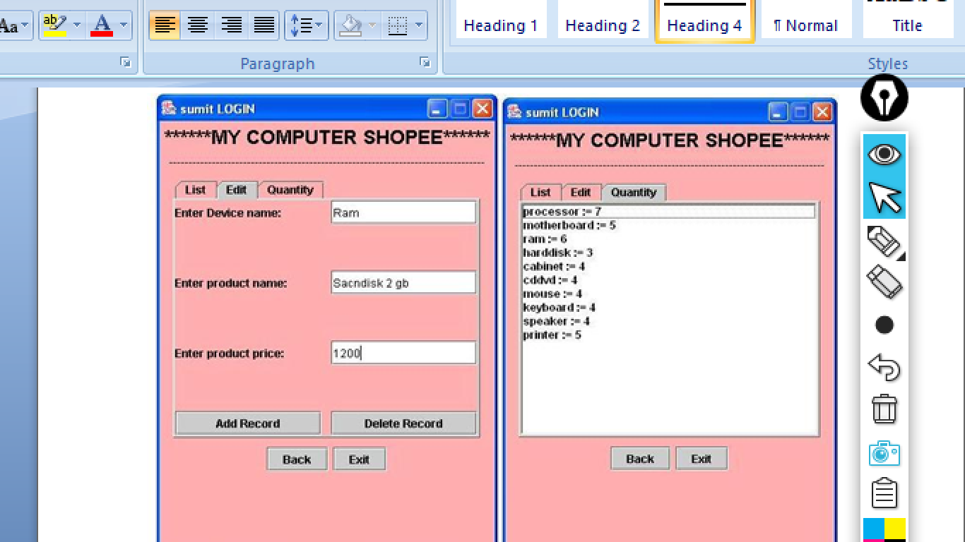 DayDreamerTech: Computer shop management System