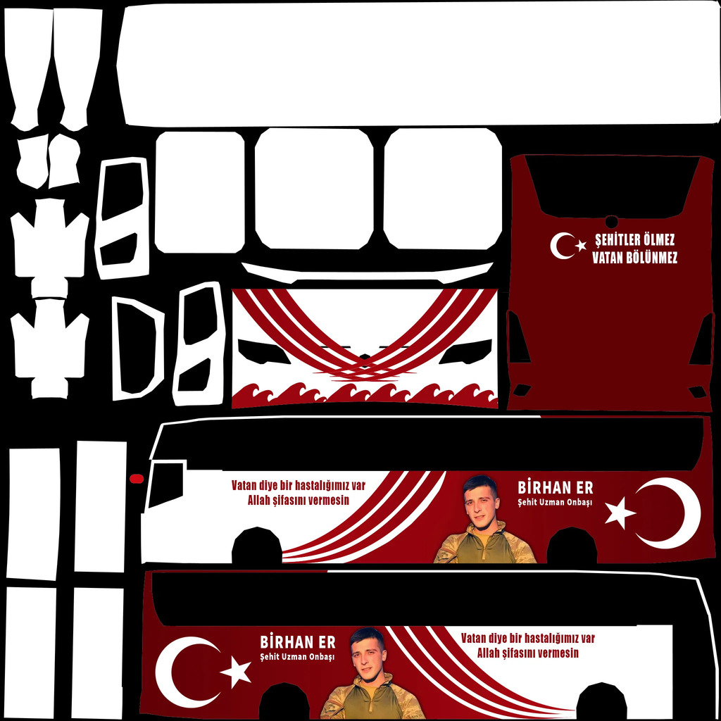 ŞEHİT ONBAŞI BİRHAN ER SKİN – OTOBÜS SİMULATOR ULTİMATE Temsa Maraton ...