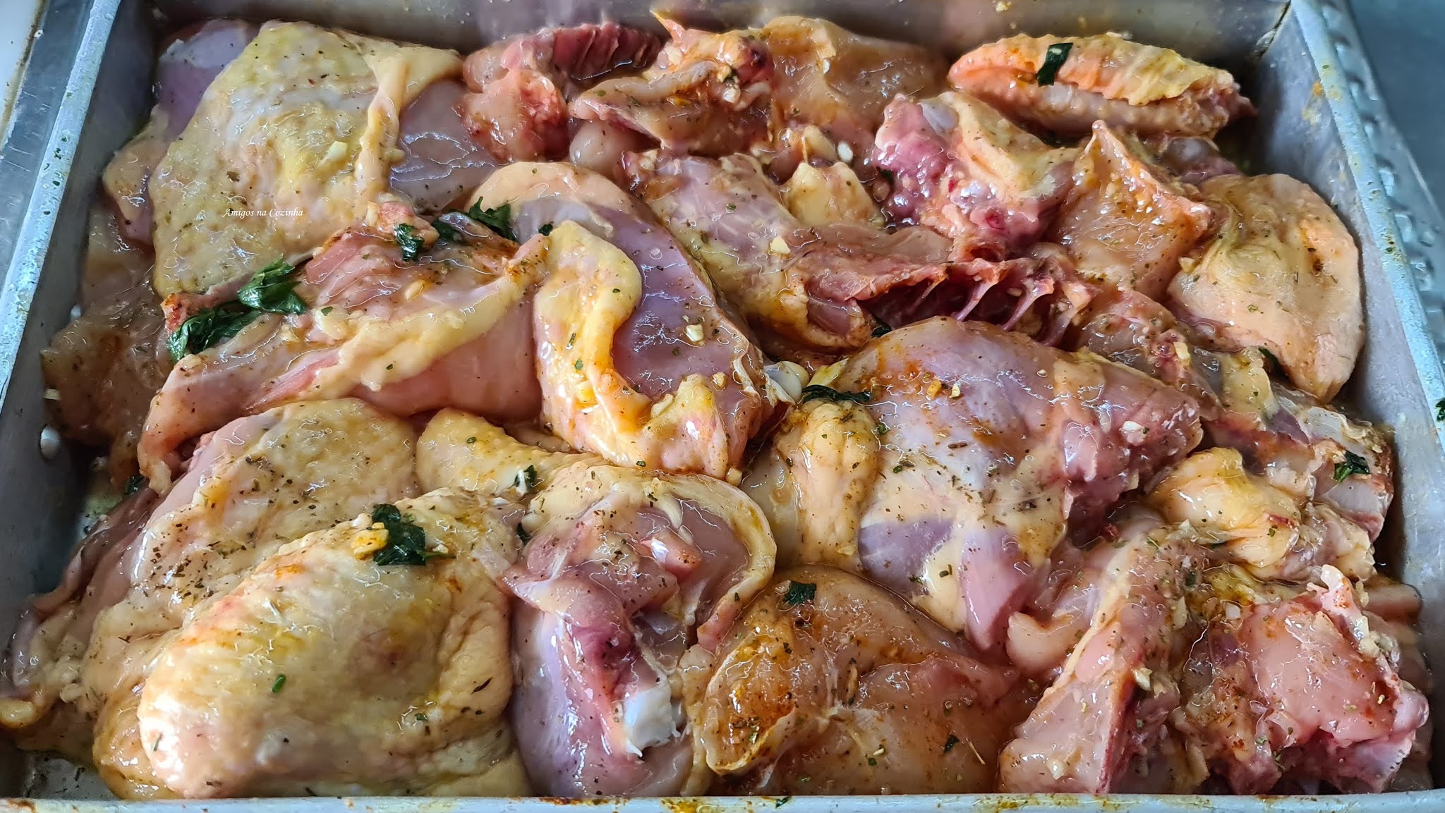 Amigos na Cozinha: Frango do campo assado no forno