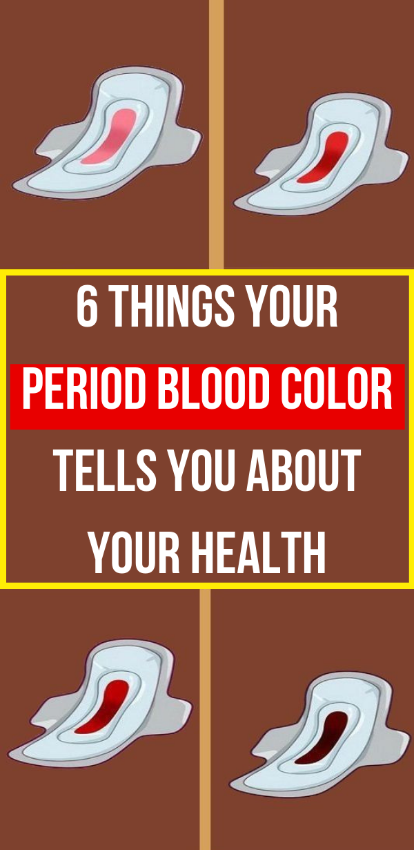 6 Things Your Period Blood Color Tells You About Your Health