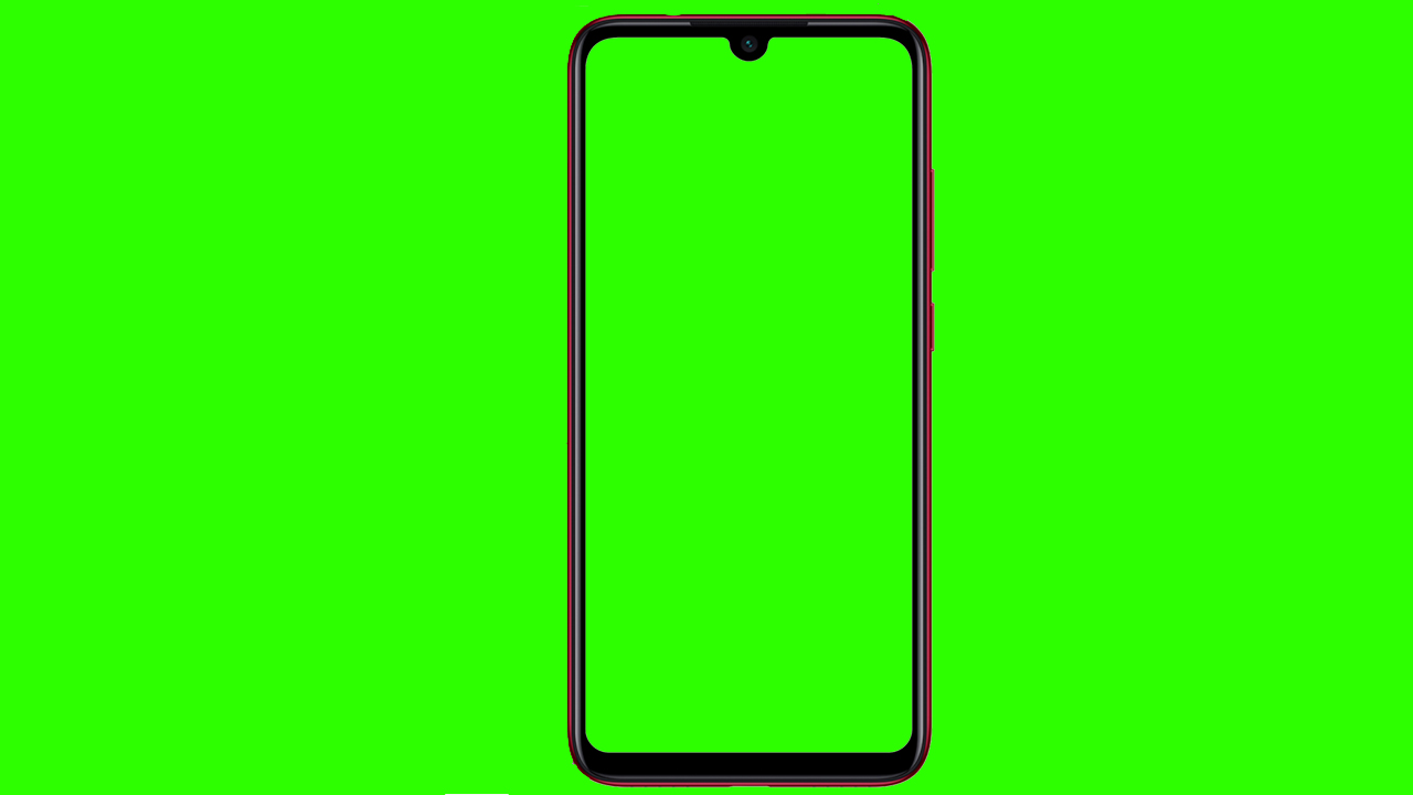 4K Green Screen: All Types of Mobile Frame in Green Screen
