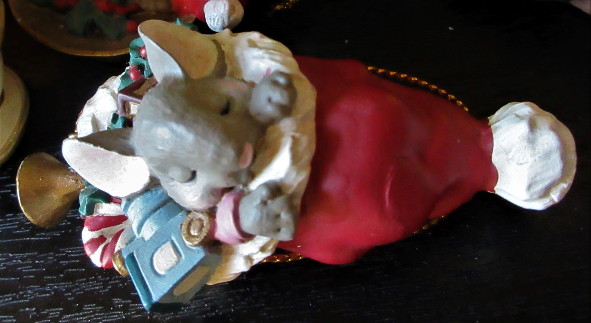 Ephemera: Brocade Boots and a Gold Skirt Flashback; Mice Decorations