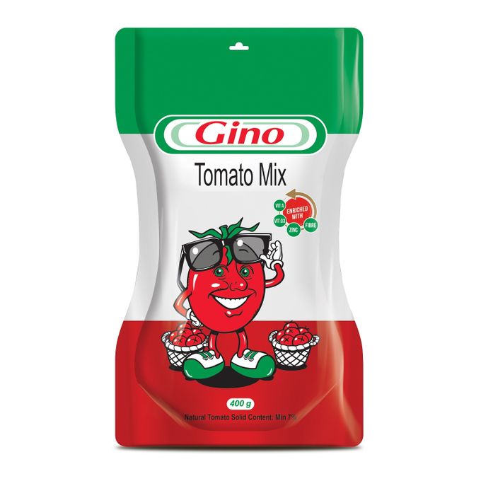 Tomato Paste - 400g x 24 Pieces by Gino - Grocery Products Ghana ...