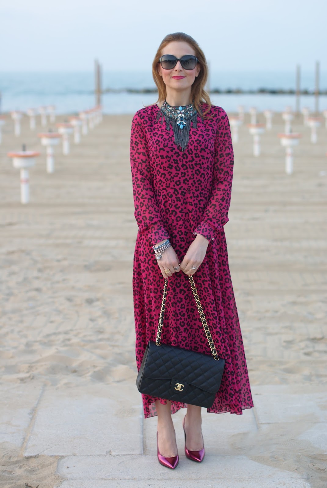 Gipsy style fashion outfit: chiffon maxi dress | Fashion and Cookies ...